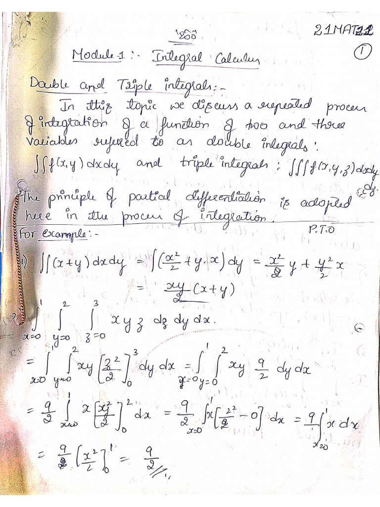 Integral Calculus | PDF