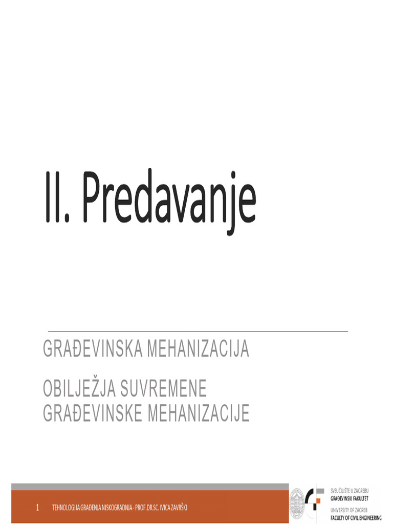 02 - TGN - Gradjevinska Mehanizacija - 2022 | PDF