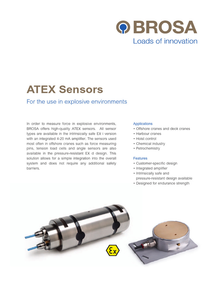 ATEX Certified Proximity Sensors Overview | PDF | Sensor | Equipment