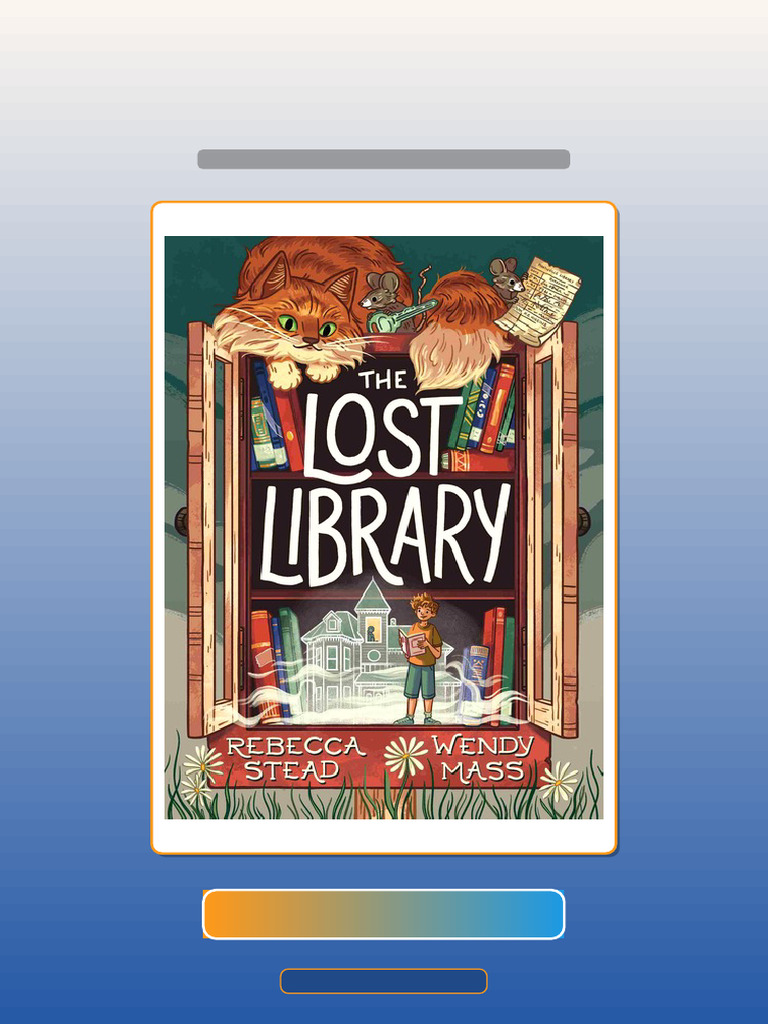 Real Test Bank The Lost Library Rebecca Stead Digital Bundle | PDF ...