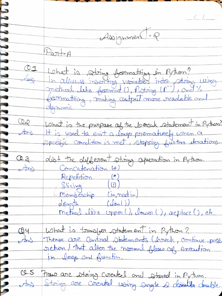 Python Assignment 2-1 | PDF