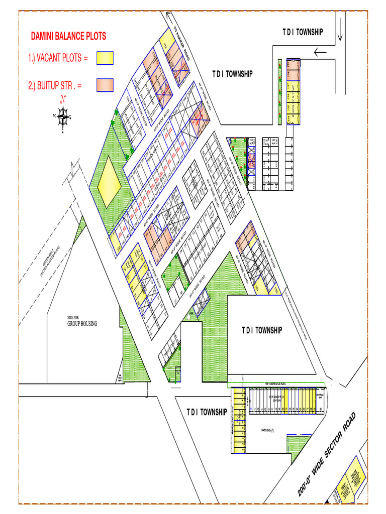 Vacant Plots Plan Mohali-2023 | PDF