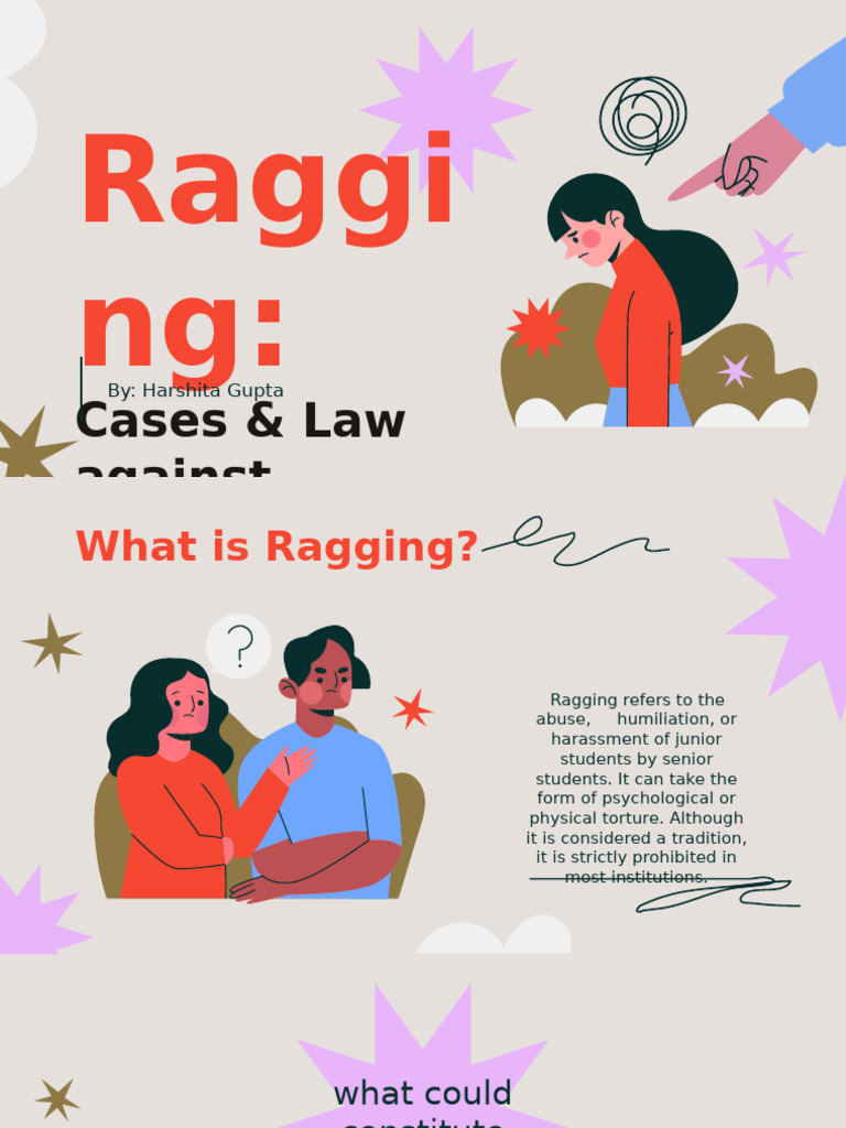 Understanding Types of Ragging | PDF | Misconduct | Social Ethics