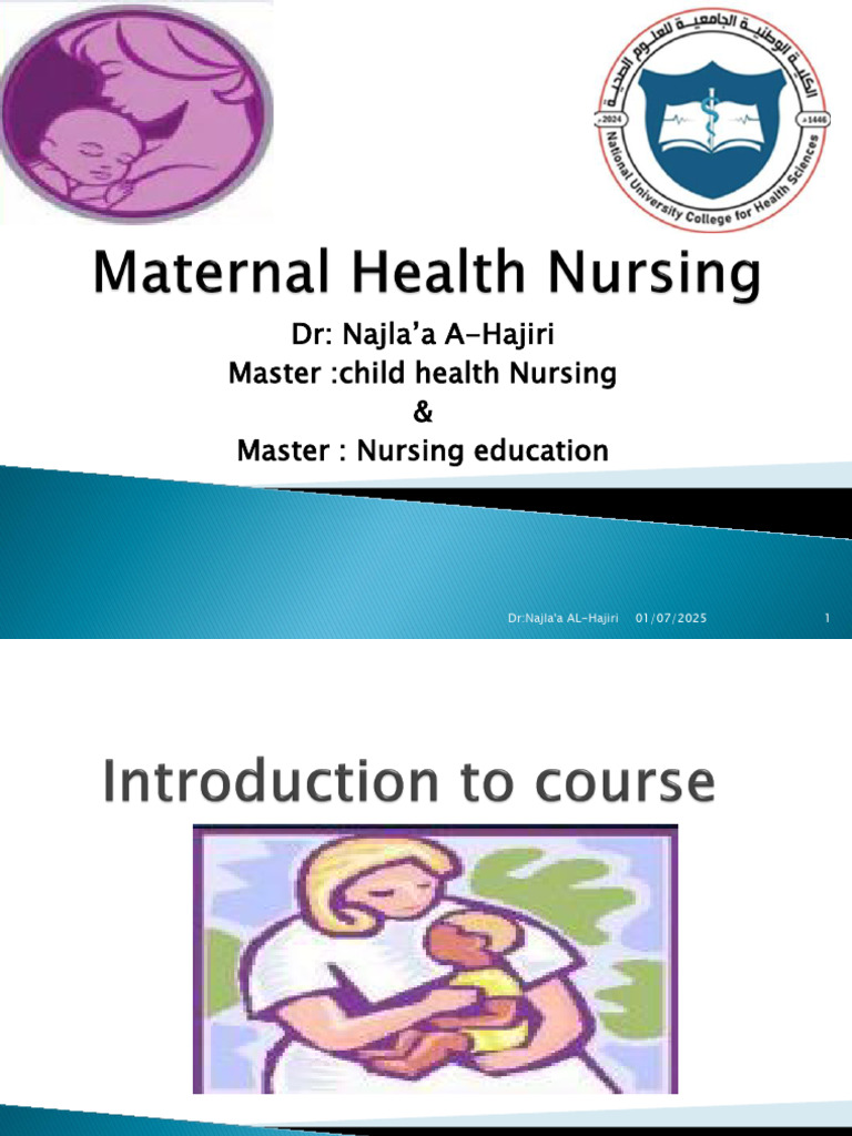 Maternal Health Nursing Overview | PDF | Childbirth | Postpartum Period