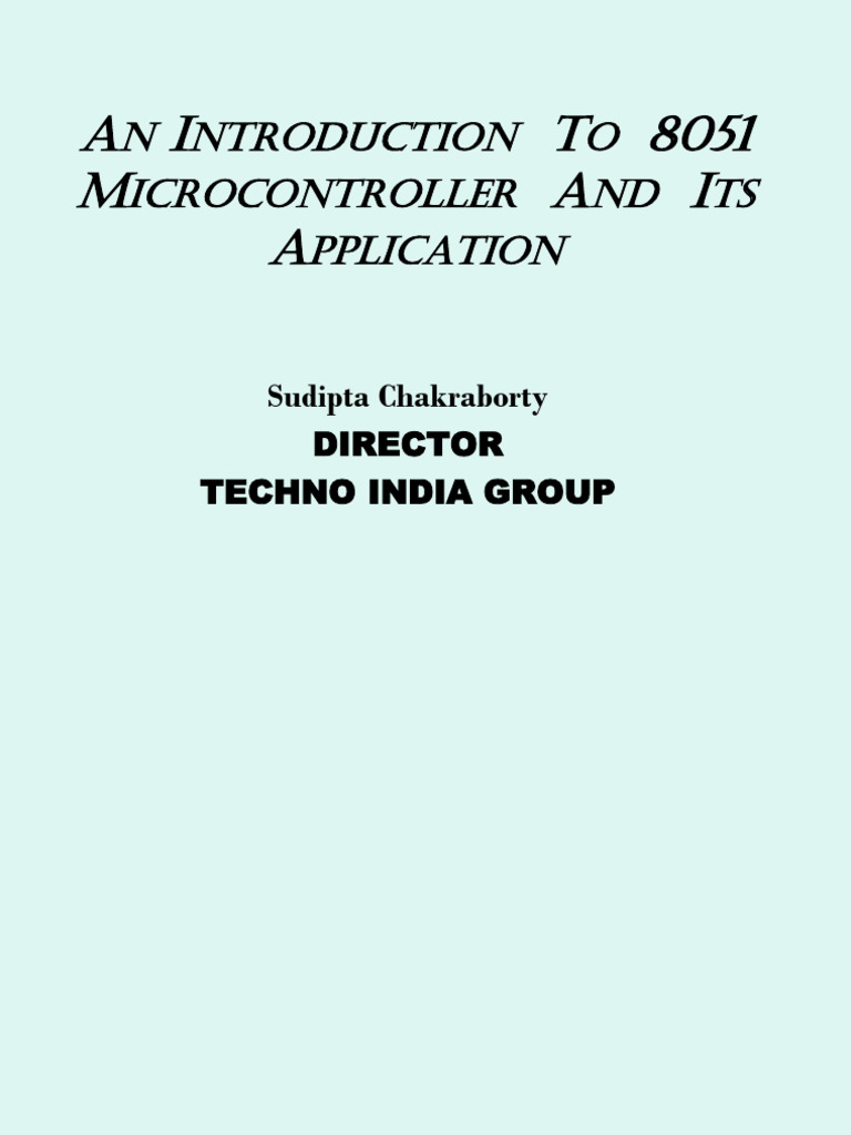 Micro Controler | PDF | Microcontroller | Central Processing Unit