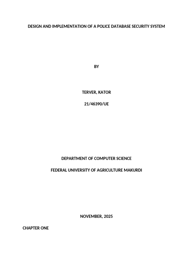 CHAPTER ONE-computer PRJ | PDF | Computer Security | Security