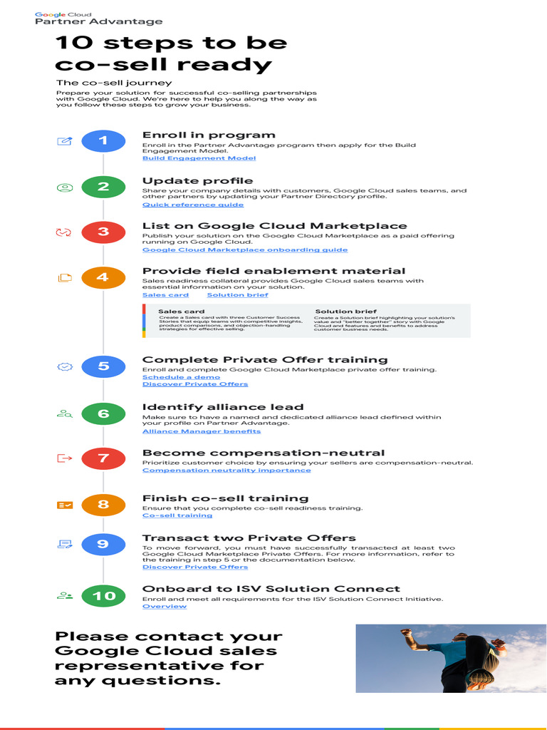 Google Cloud Co-Sell Program Steps | PDF | Business | Business Economics