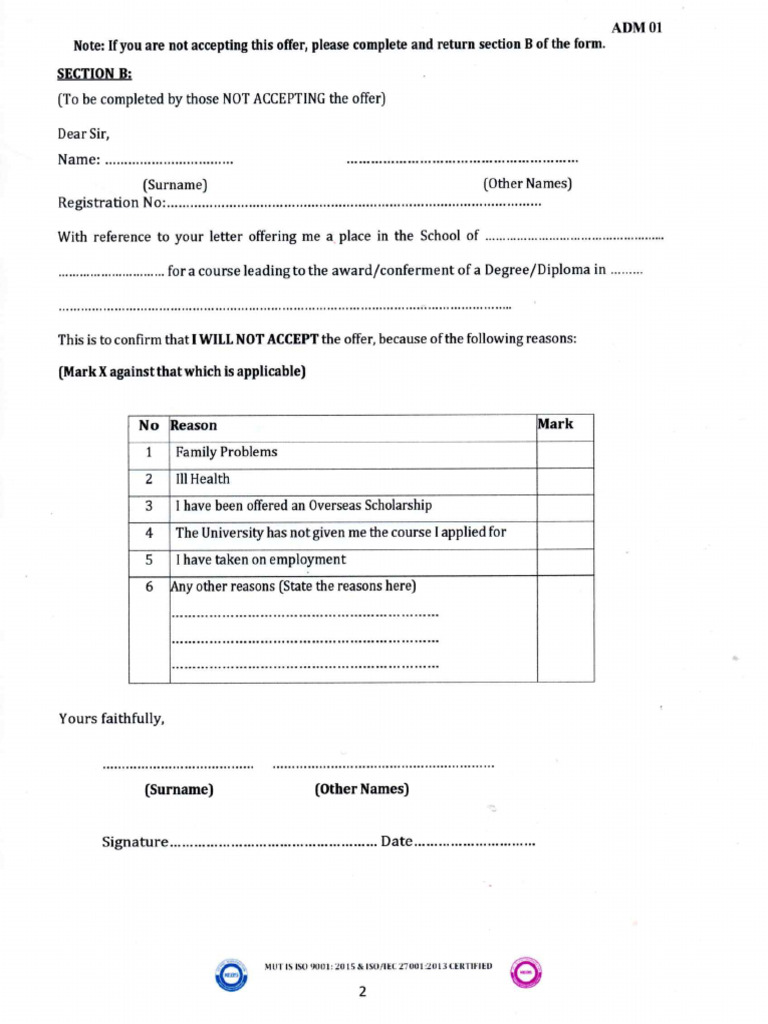Admission Downloads | PDF
