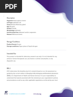 CCL-81 Product Sheet - Vero | PDF | Atcc (Company) | Cell Culture