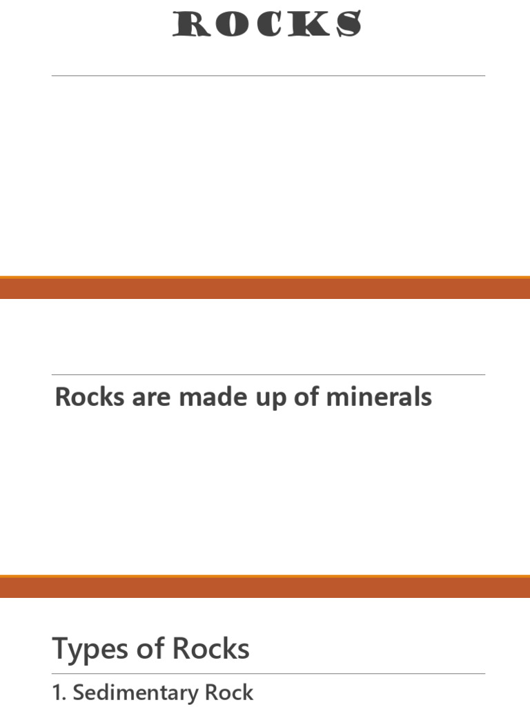 Understanding the Three Rock Types | PDF | Rock (Geology) | Sedimentary ...