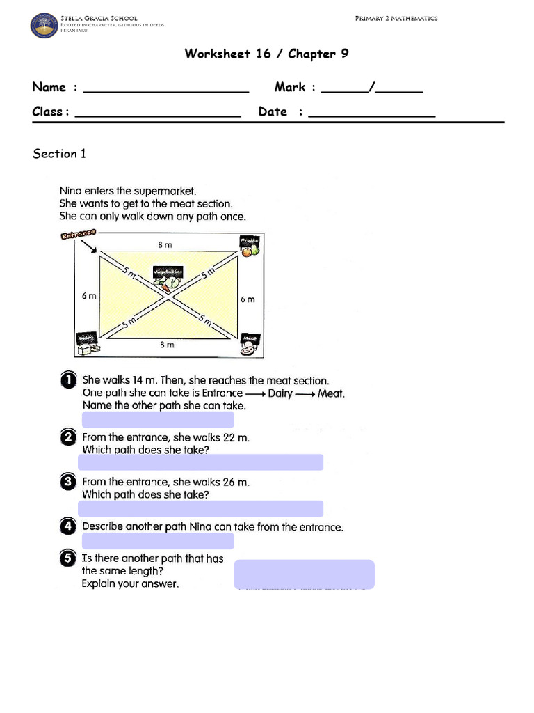 Worksheet 16 - Chapter 9 - Lesson Wrap Up | PDF
