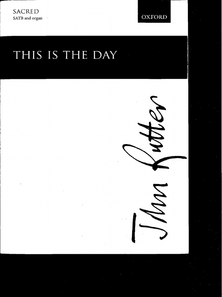 This Is The Day (Full Notes Version) | PDF