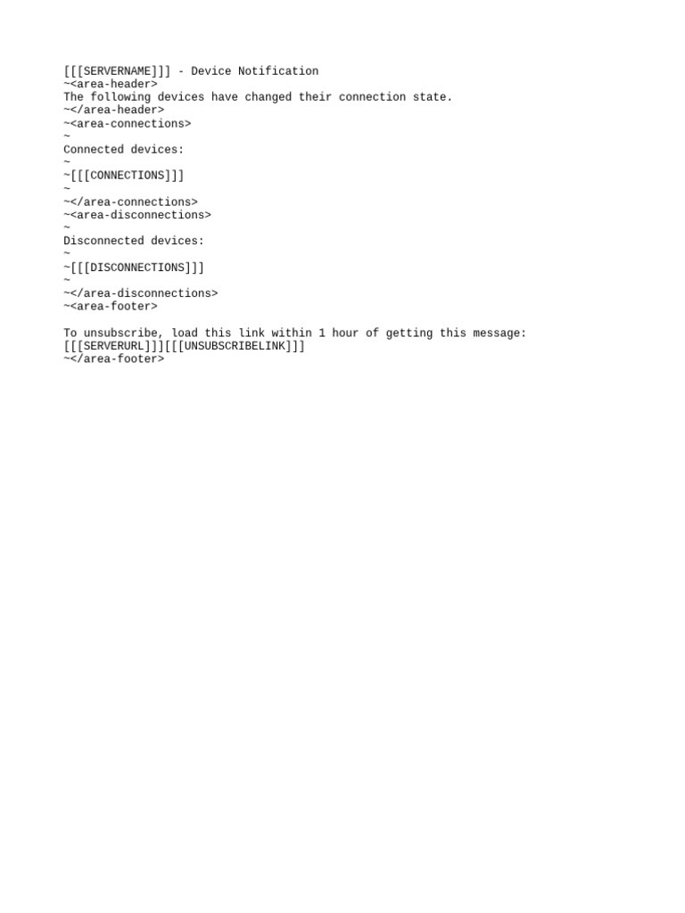 Device Connection Status Update | PDF