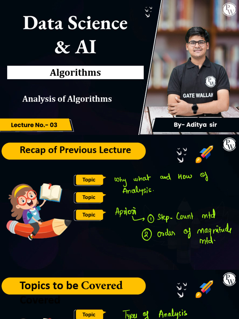 Analysis of Algorithms Overview | PDF | Time Complexity | Mathematics