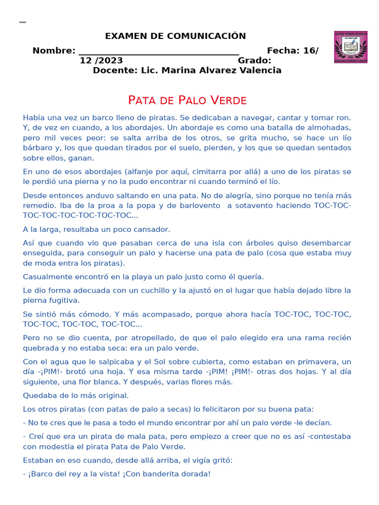 Examen Comunic. 161223 | PDF | Piratería