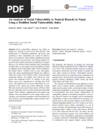 Social Vulnerability Index for Hazards | PDF | Vulnerability | Median