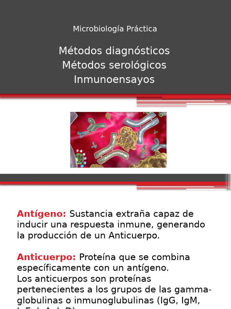 Métodos Diagnósticos en Inmunoensayos | PDF | Elisa | Inmunofluorescencia