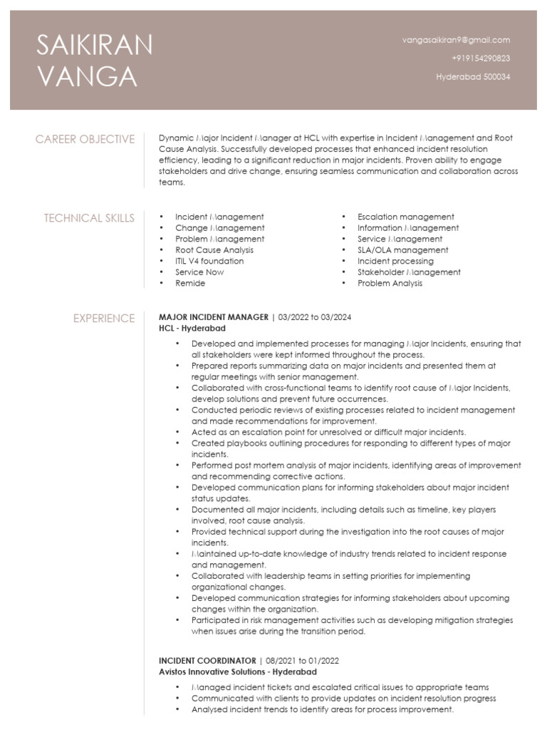 Van Gas A I Kiran Resume | PDF | Computer Vision | Computing