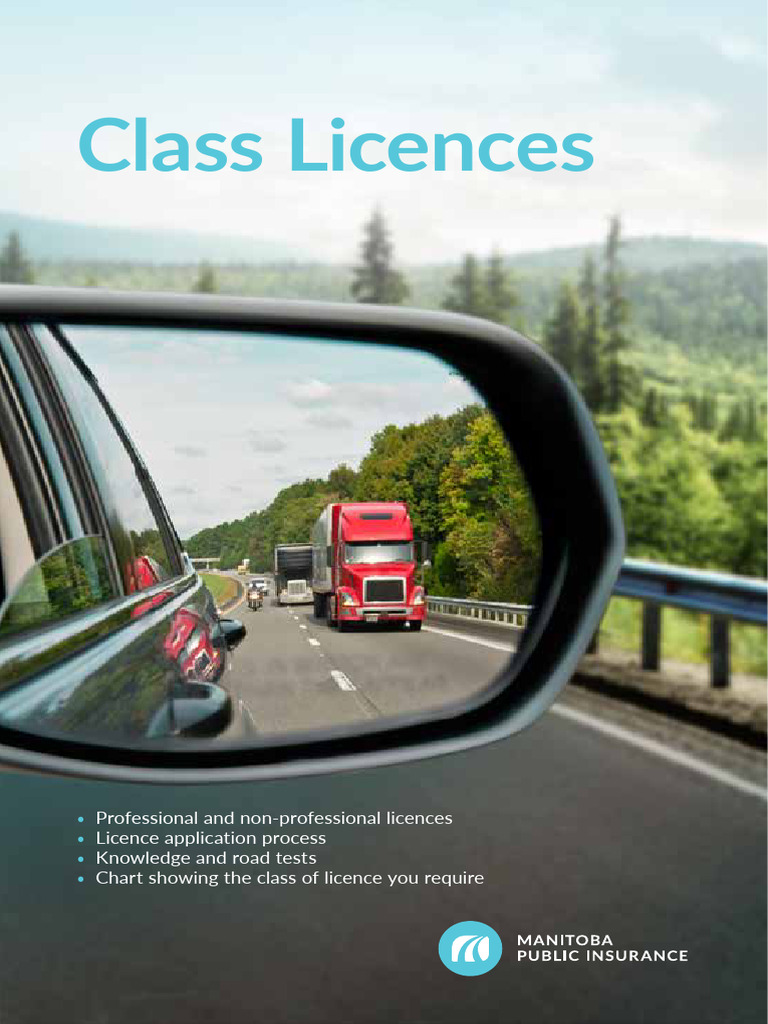 Class Licence System Brochure | PDF | Driver's License | Semi Trailer Truck