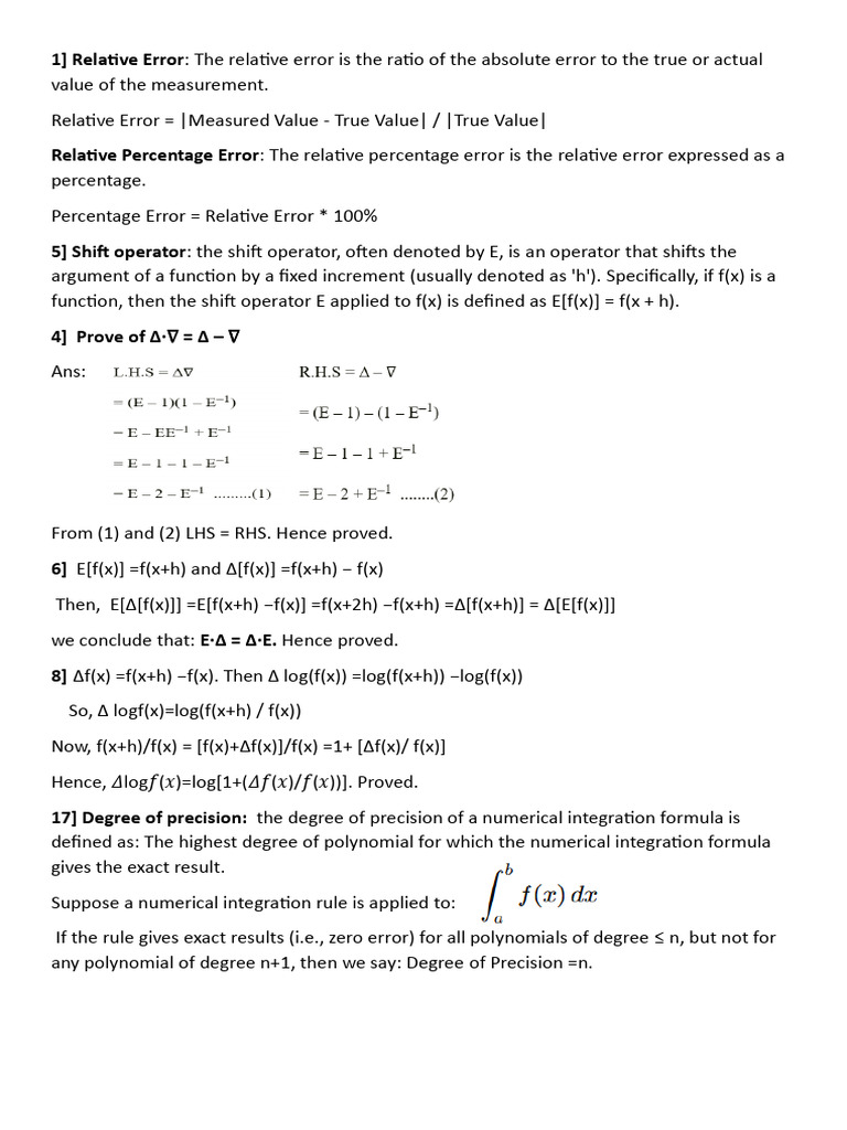 Numerical Methods Solutions | PDF