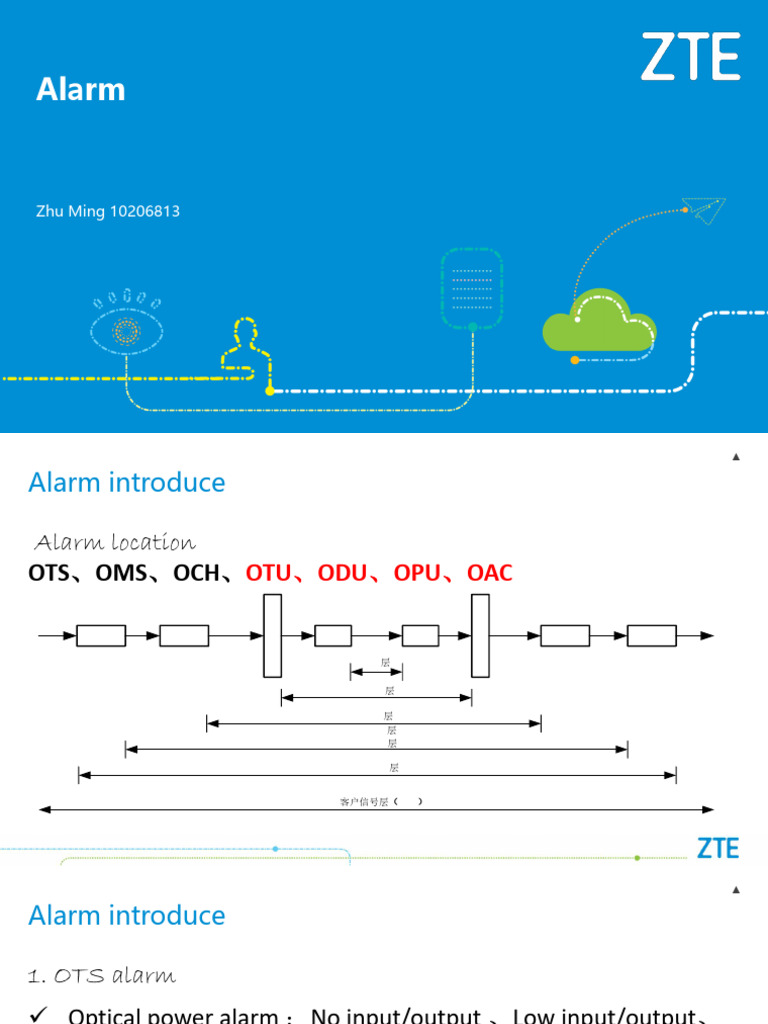 Alarm Types and Introductions in ZTE Systems | PDF
