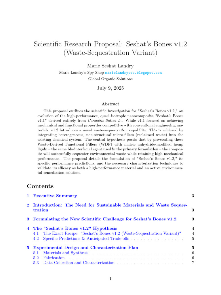 Seshat’s Bones v1.2: Waste-Sequestration Composite | PDF | Composite ...