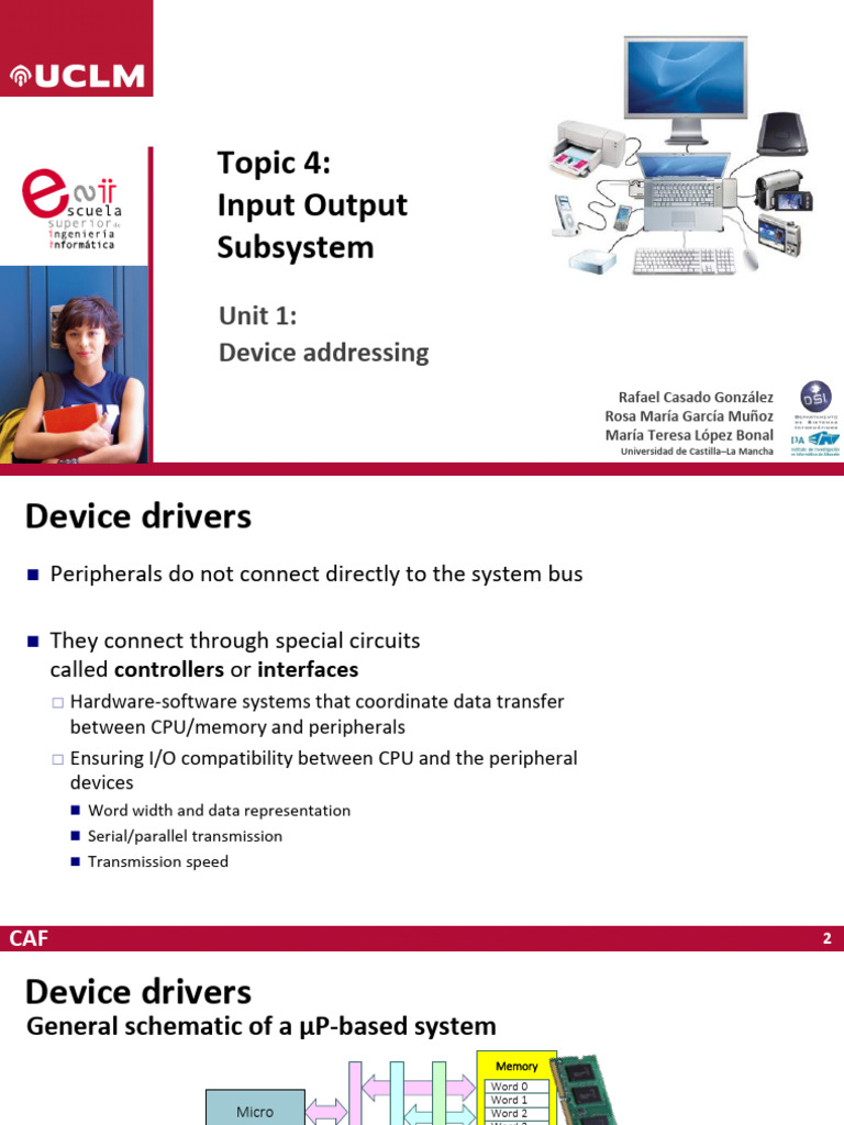 T4U1 IO Device Addressing-2 | PDF | Input/Output | Microcontroller