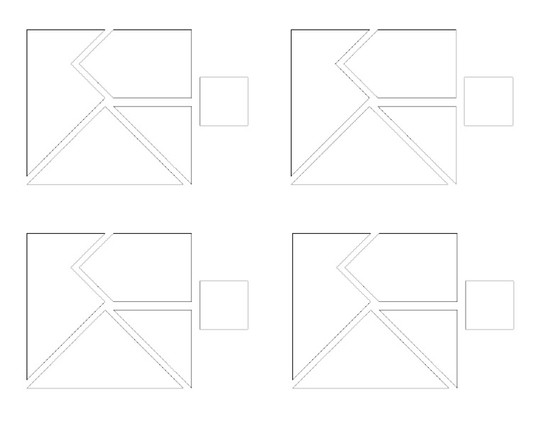 1 4 5 Square Challenge INDIVIDUAL Sized Puzzles | PDF