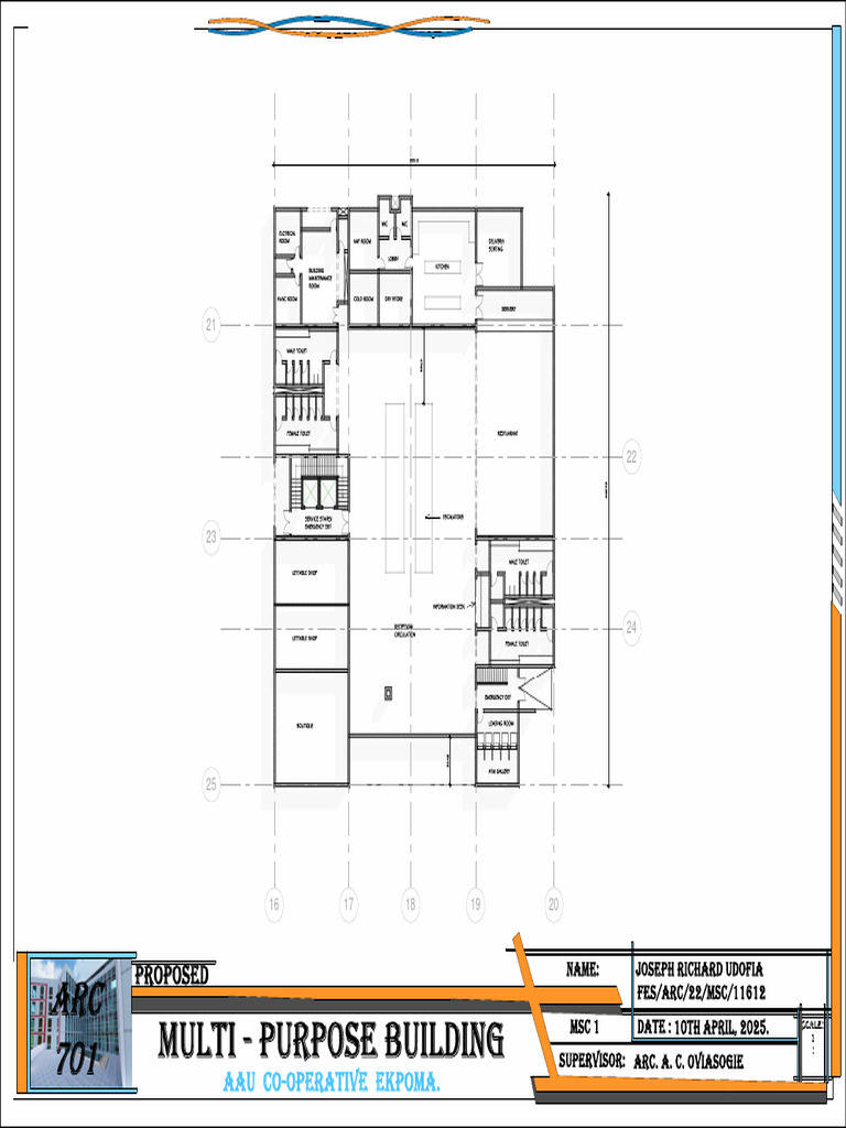 Multi Purpose Building (Groundfloor) | PDF
