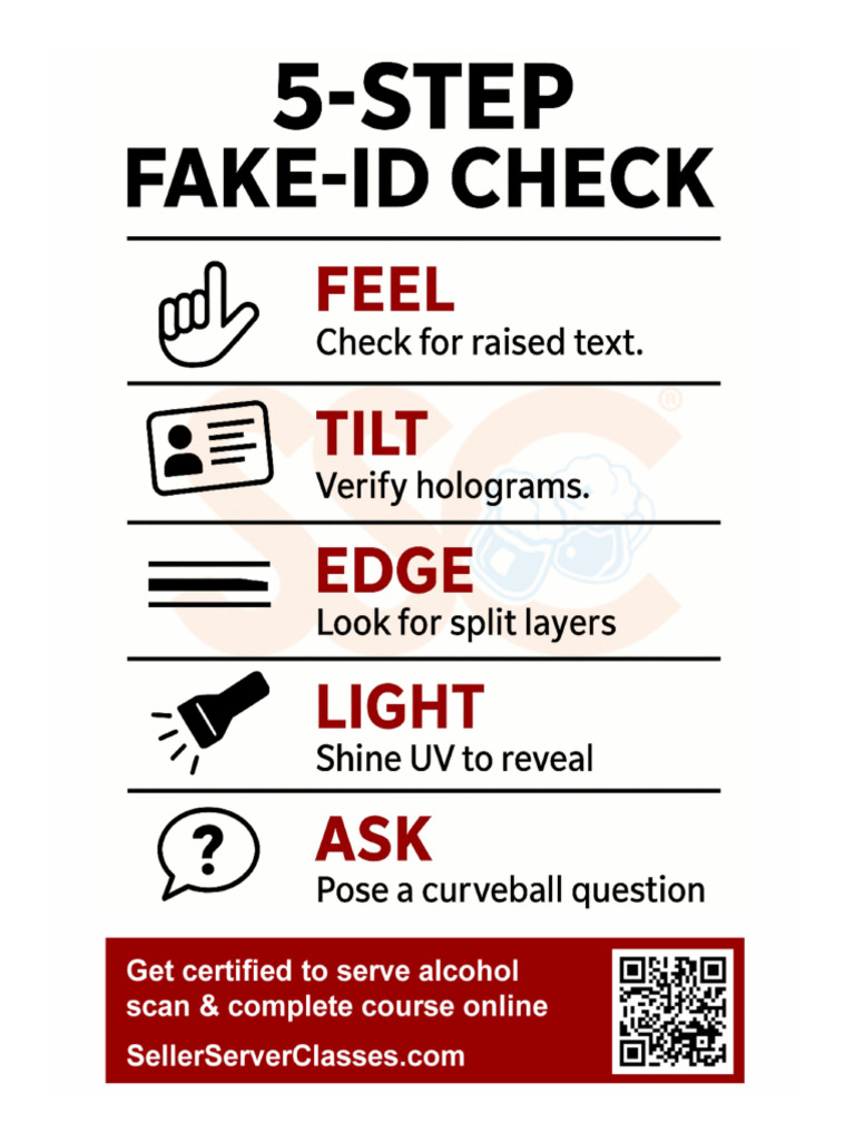 5 Step Fake Id Check | PDF