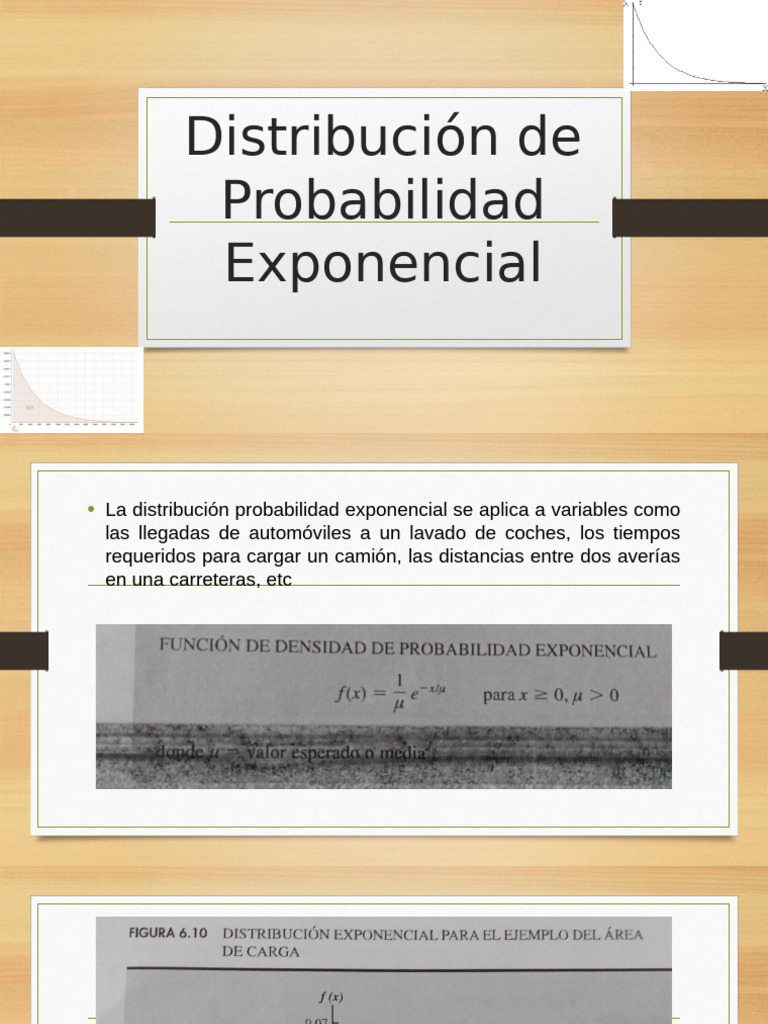 Distribución de Probabilidad Exponencial | PDF