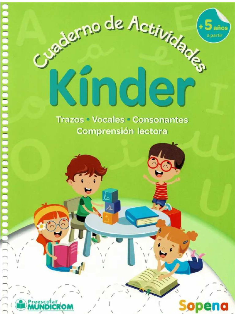 PDF Cuaderno Actividades Kinder Sopena Completo Compress | PDF