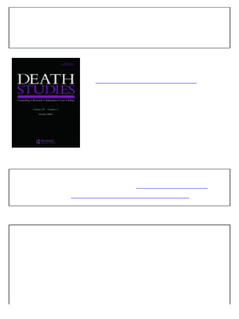 Continuing Bonds and Reconstructing | PDF | Grief | Attachment Theory