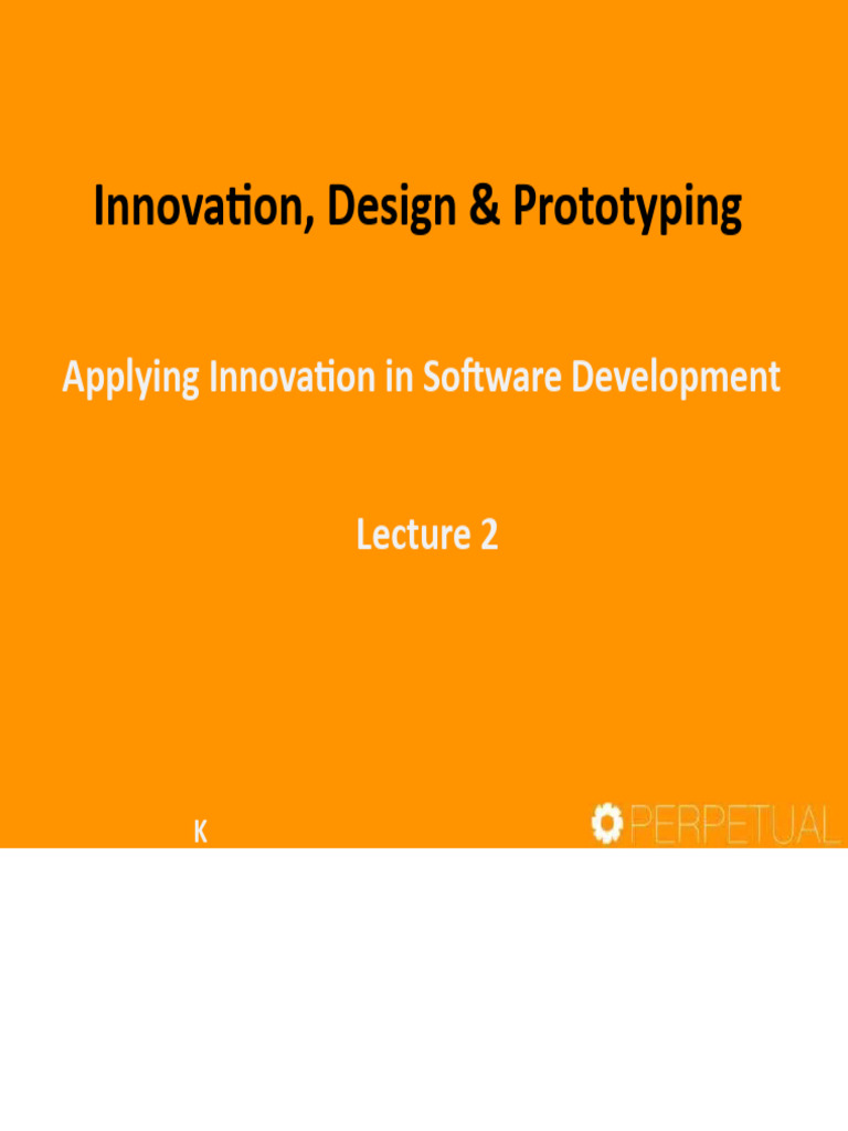 02 Applying Innovation in Software Development | PDF | Innovation ...