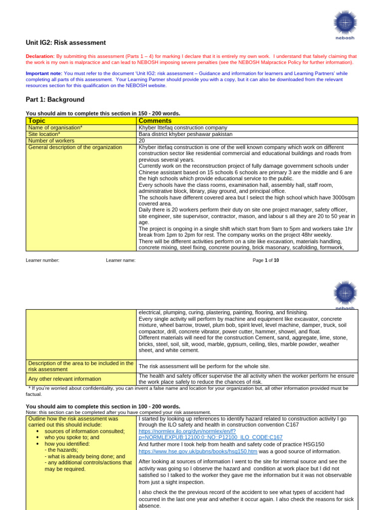 Ig2 Forms Electronic Submission v5 | PDF | Concrete | Risk