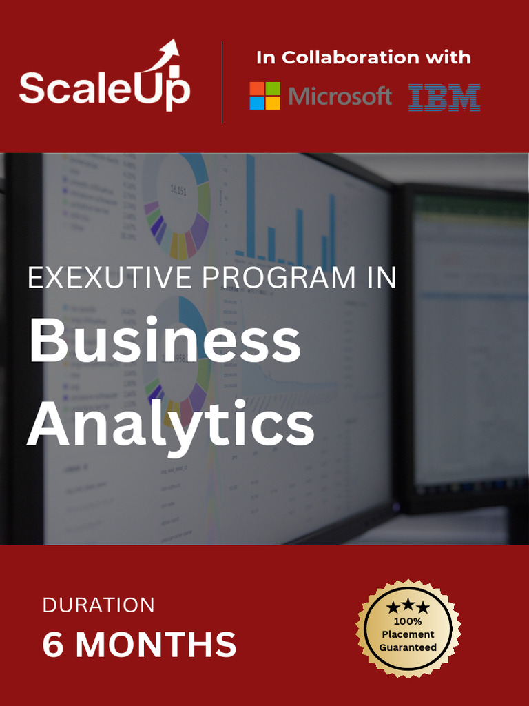 Brochure - Business Analytics PDF | PDF | Analytics | Data Analysis