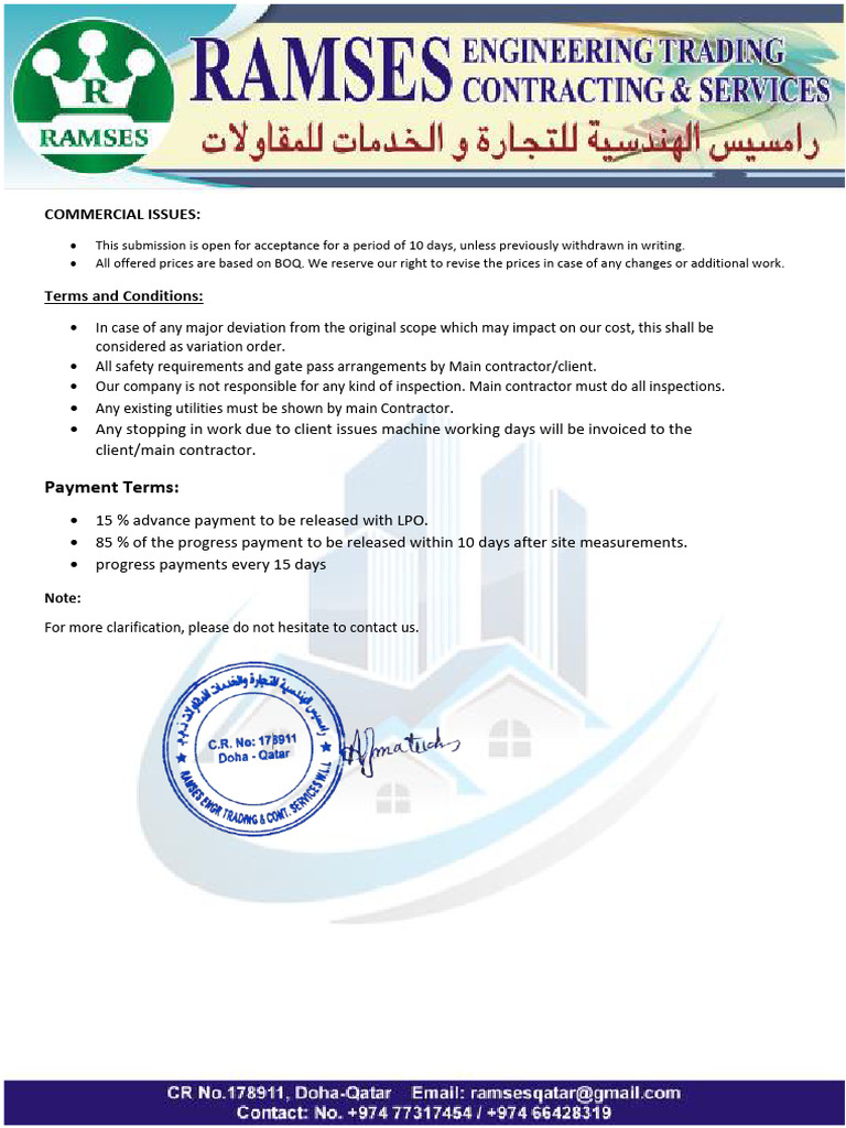 BOQ - Trench Excavation & Backfilling - Dry Utilities | PDF | Trench ...
