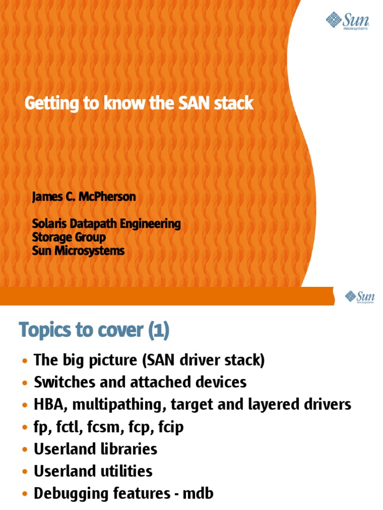 Getting To Know The SAN Stack | Download Free PDF | Device Driver ...