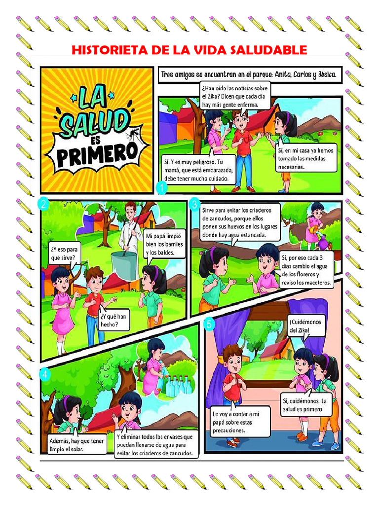 Historieta De La Vida Saludable Pdf