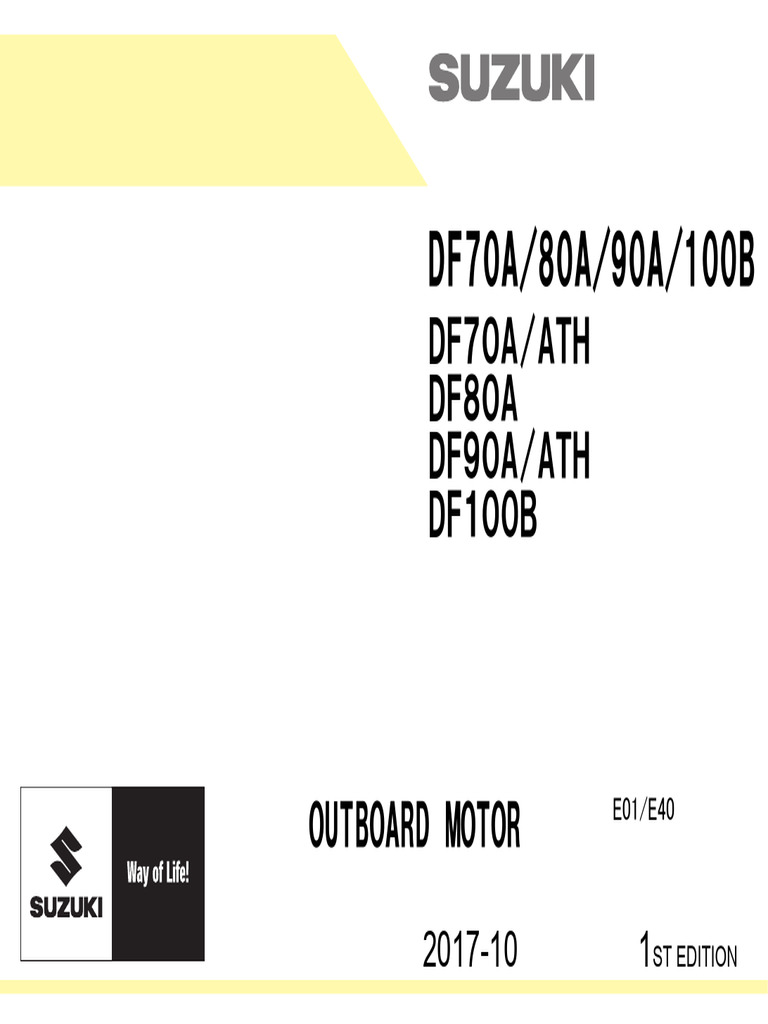 Df70a - 80a - 90a - 100b - E01 - 018 (9900B-45405) Manual Do Motor ...