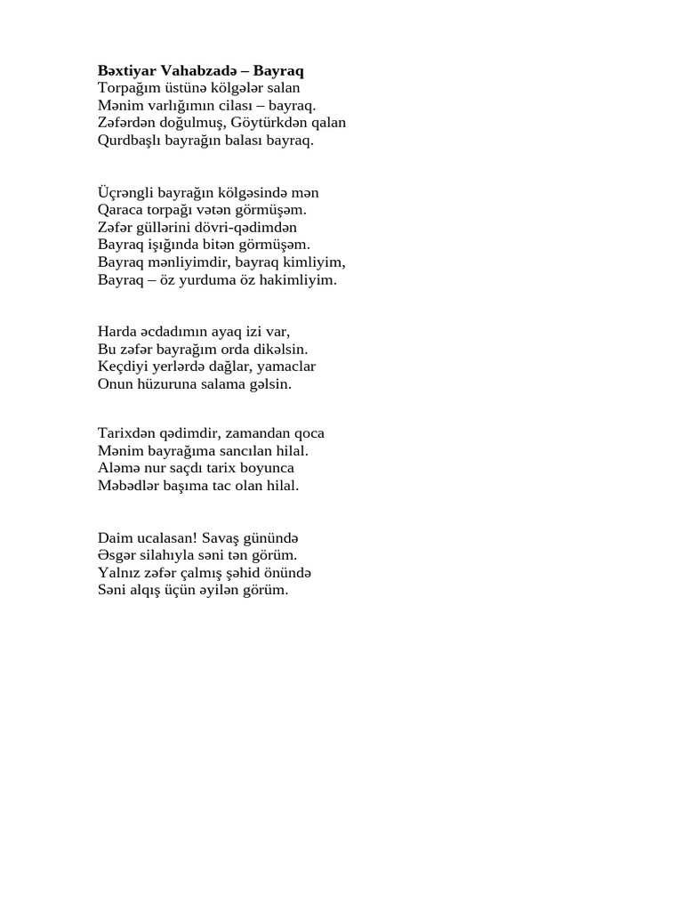 Bayraq | PDF