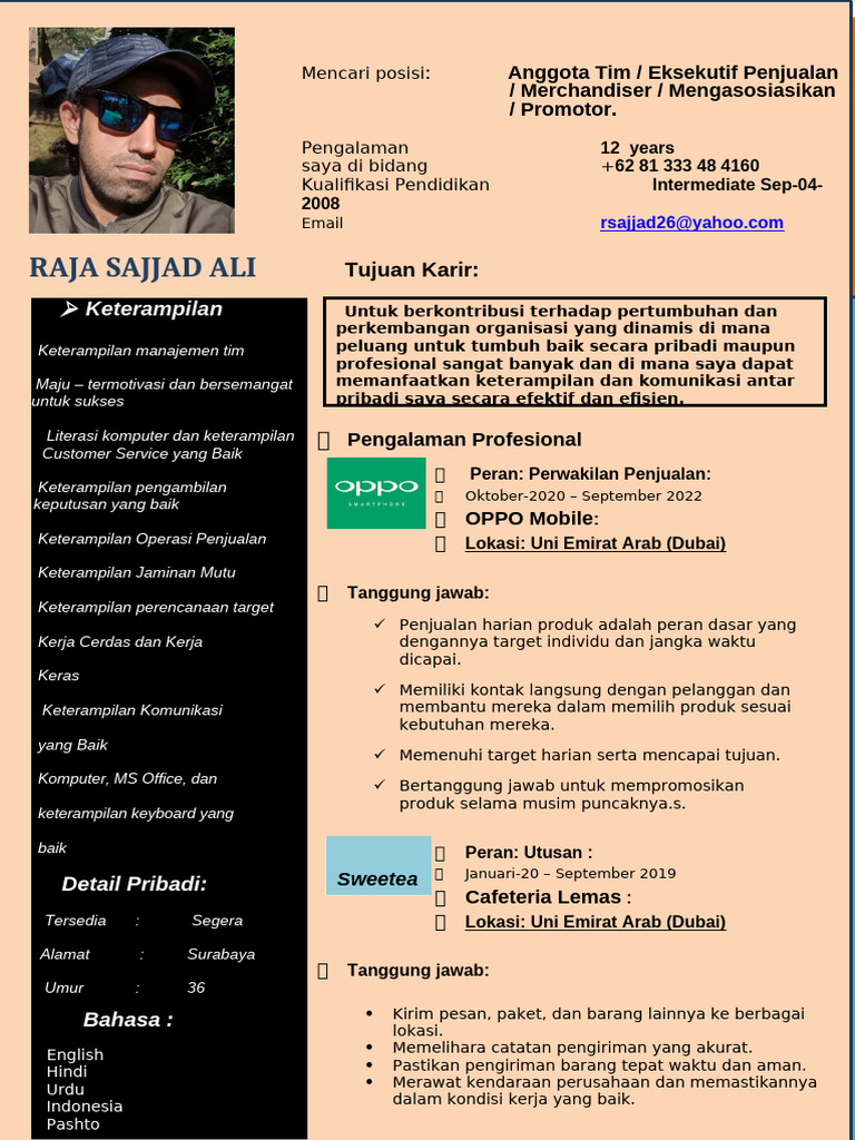 Raja Sajjad Resume | PDF