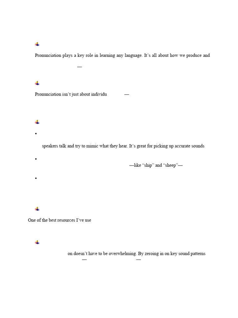 Teaching Tichenor Pronunciation Skills | PDF