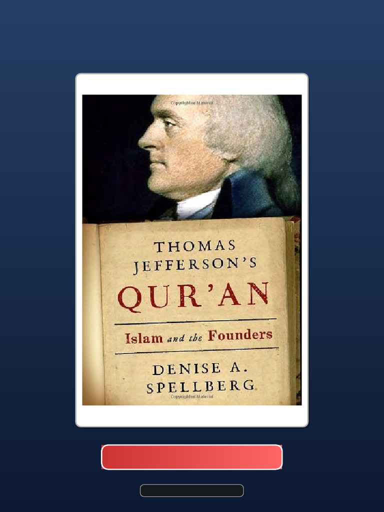 Thomas Jeffersons Quran Islam and The Founders Test Bank Available ...