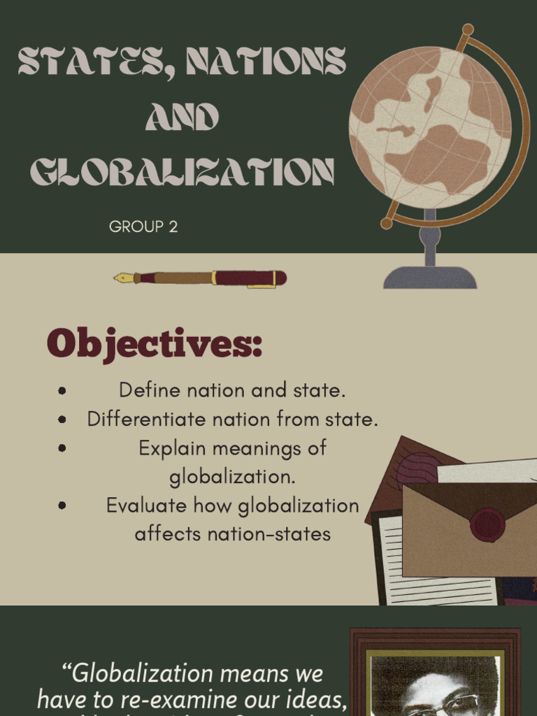 Understanding Nations, States, and Globalization | PDF | Globalization ...