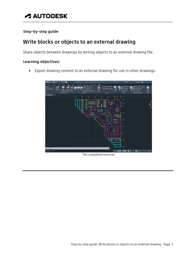 ACADCP24 - SBS - M3!01!02 - Write Blocks or Objects To An External ...