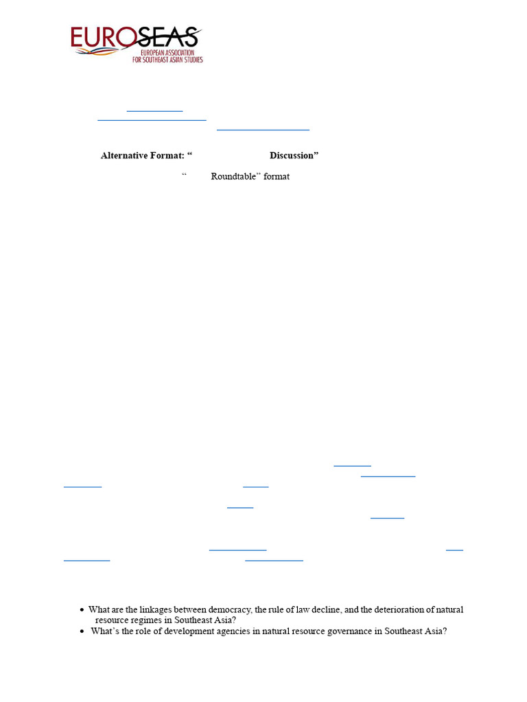 EUROSEAS The Nexus Between Rule of Law Democracy and Natural Resource ...