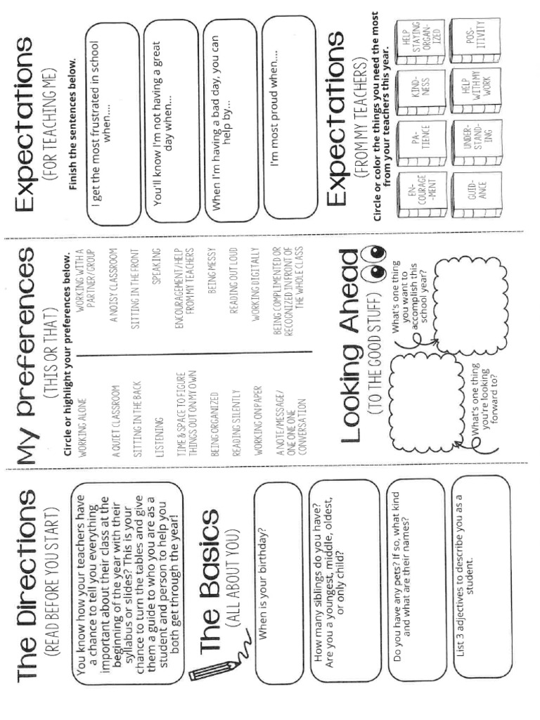 Back To School Pamphlet | PDF