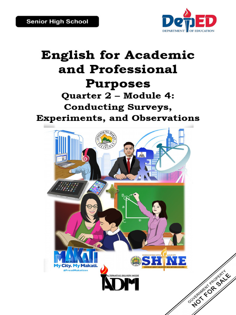 Eapp q2 w4 Studentsversion v1 | PDF | Survey Methodology | Experiment