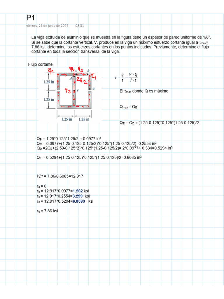 Solucionario P6 | PDF